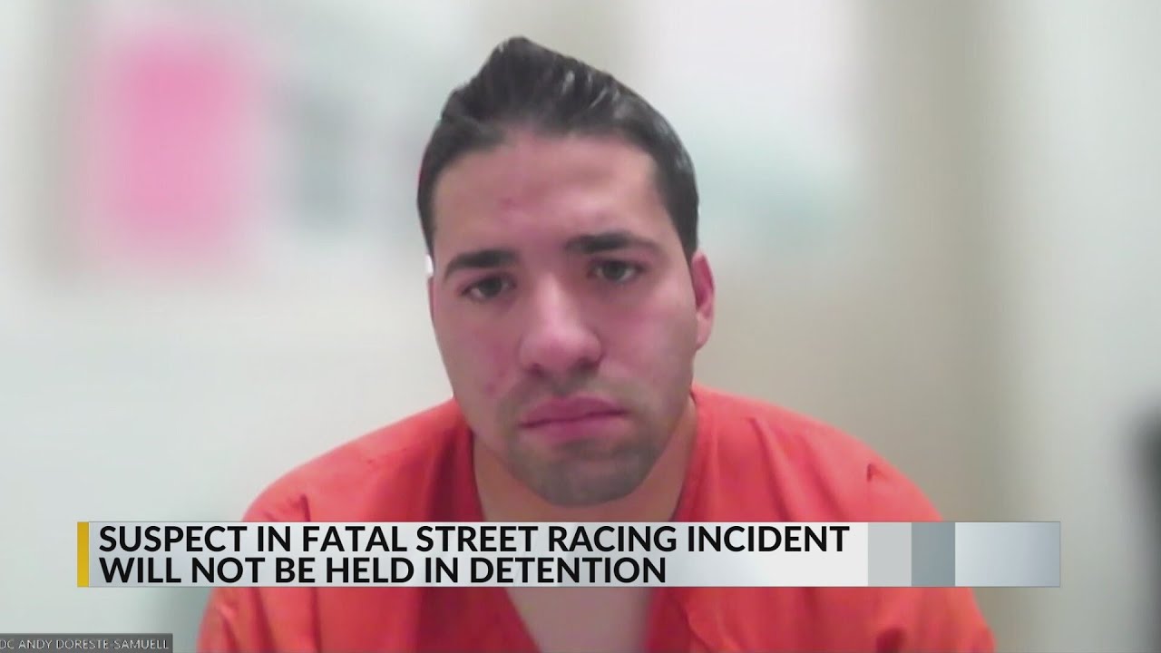 Man accused in fatal street racing crash released until trial - YouTube