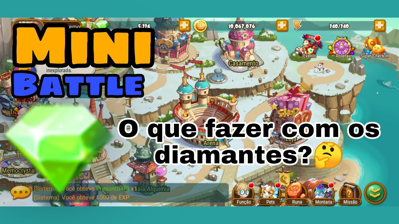 New Mini Battle|Como gastar os diamantes ? 🤔💎 - YouTube