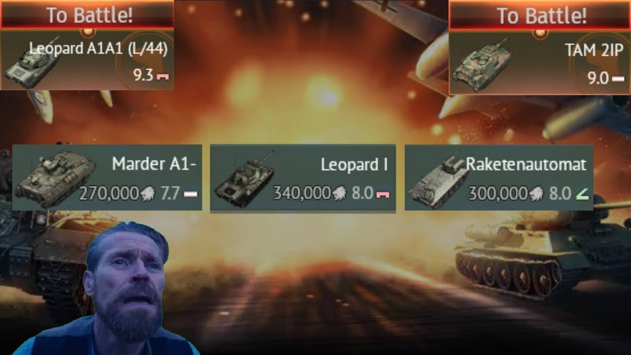 Loong Top tier germany grind | Part 1 (Leopard L/44, TAM 2IP) - YouTube