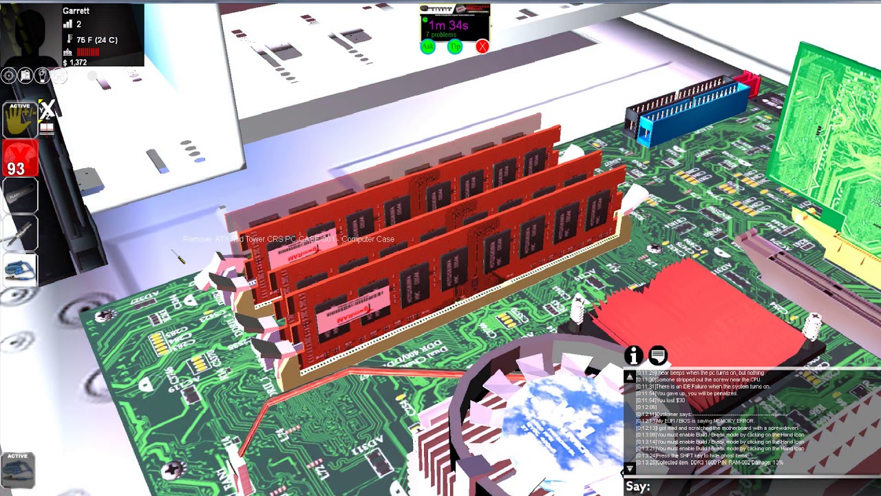 Computer Repair Simulator - The Boring Room - YouTube