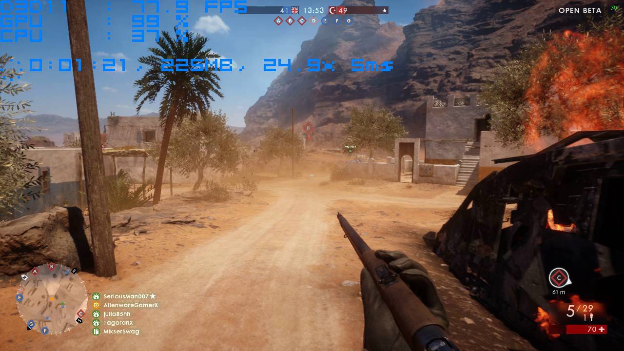 [Battlefield 1] - Alienware Aurora ALX - Titan X - Ultra Settings - YouTube