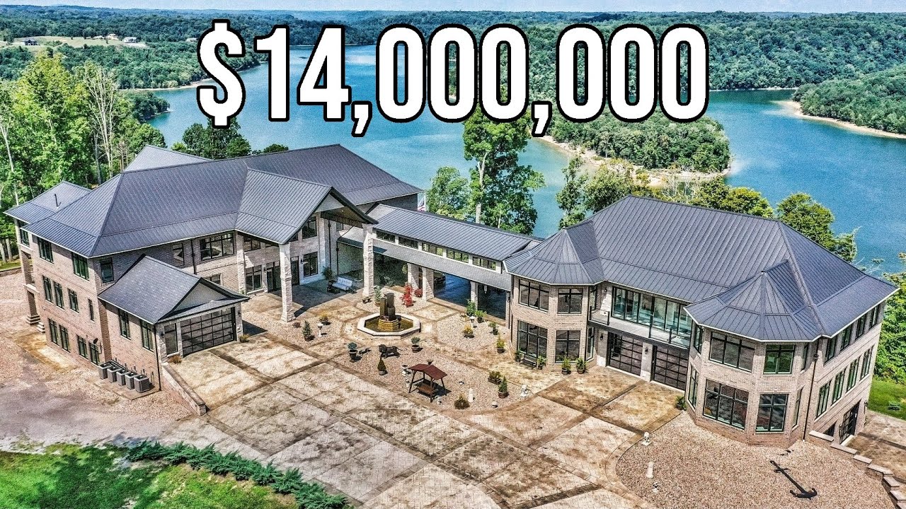 63 Acre Landmark Luxury Lake View Estate | Mansion Tour - YouTube