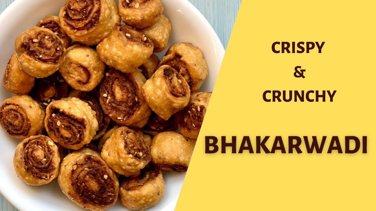 Bhakarwadi Recipe | Indian Snack Recipe | Crunchy and Crispy Bhakarwadi ...