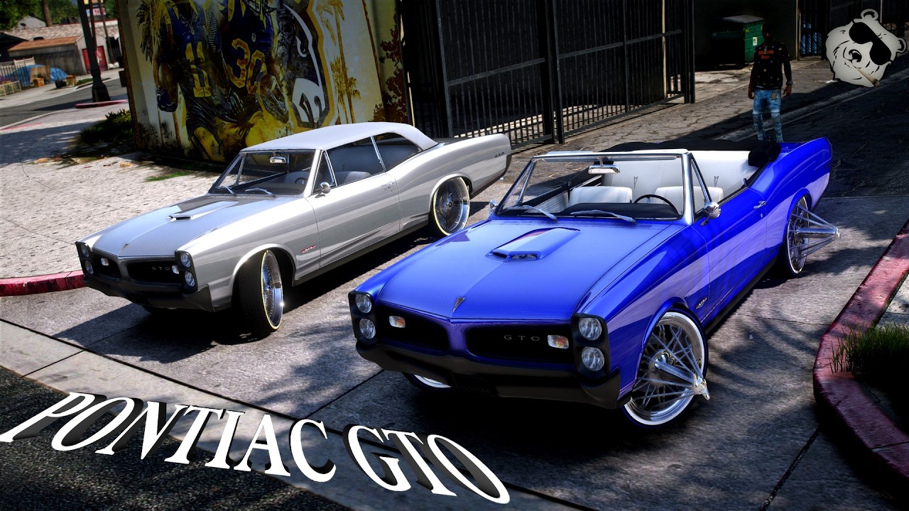 Pontiac GTO'S on Wire wheels - GTA5 MODS - YouTube