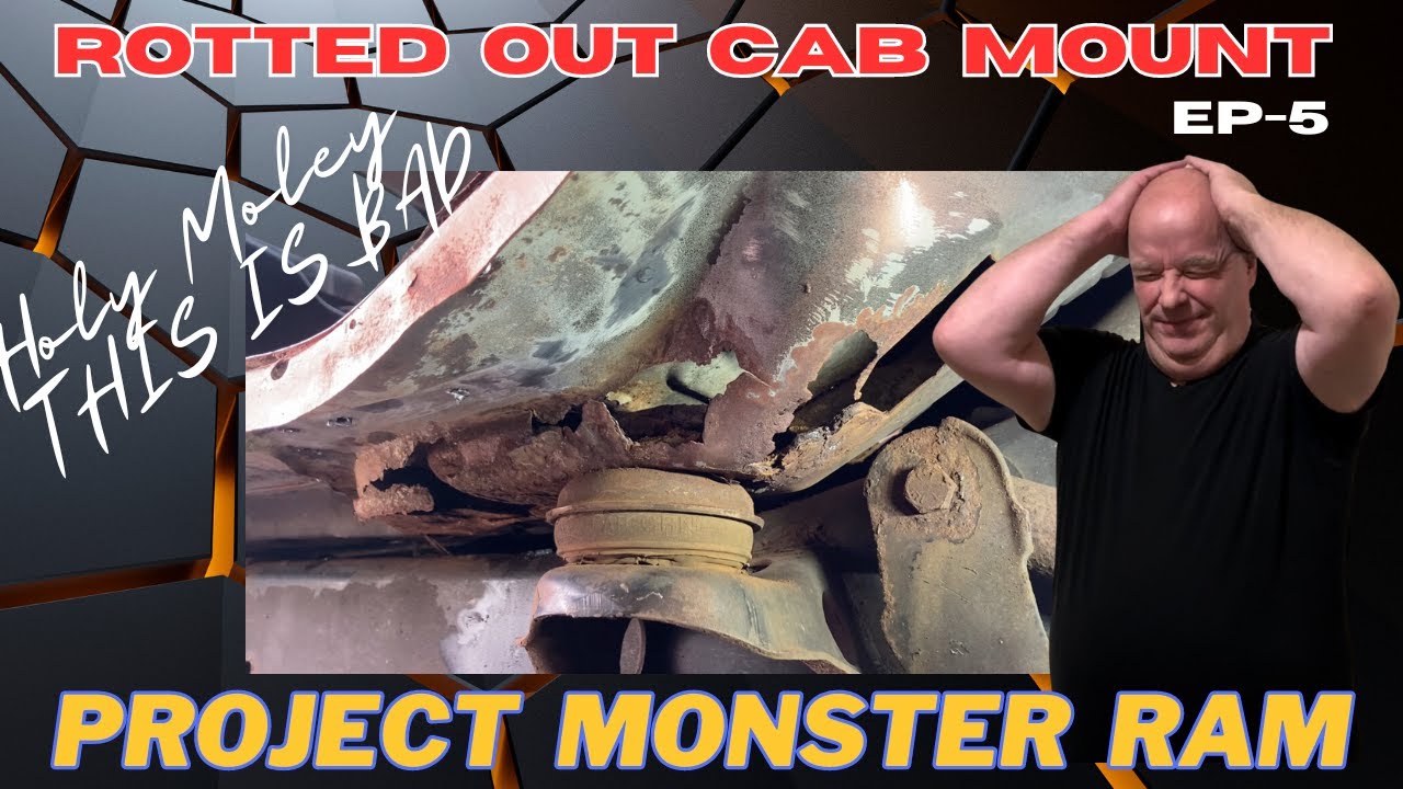 DODGE RAM RUSTED OUT CAB MOUNT - YouTube