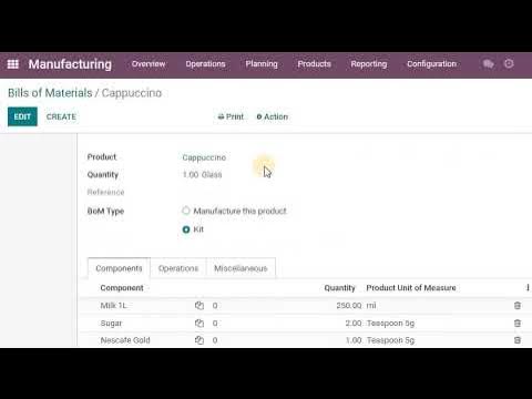 How To Add A Menu Item And Recipe | Tutorial Odoo 15 - YouTube