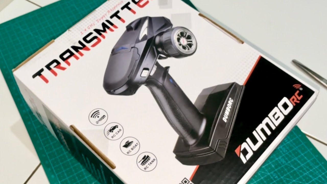 Full Unboxing Remote Control DumboRC X6 Transmitter dan P6F(G) Receiver ...