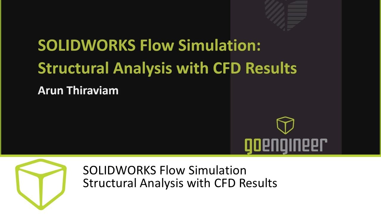 SOLIDWORKS Flow Simulation - Structural Analysis with CFD Results - YouTube