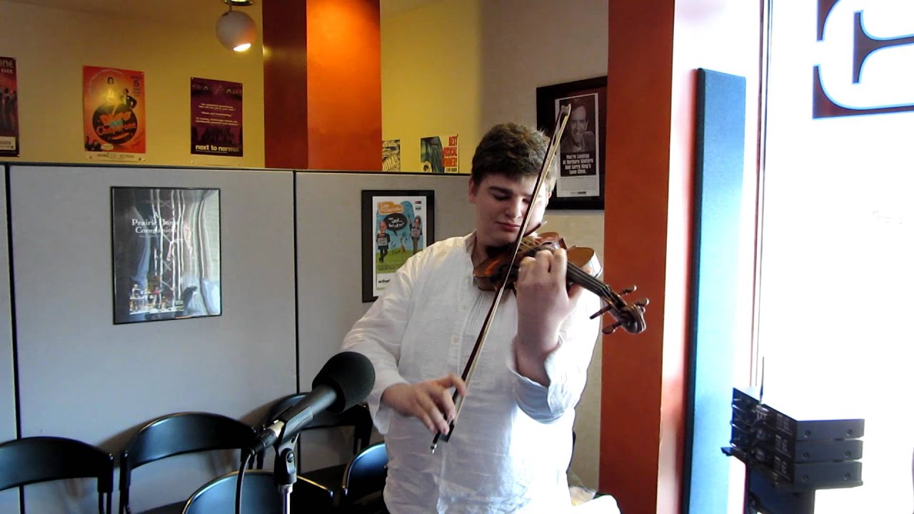 Amazing 17-Year-Old Violin Prodigy Chad Hoopes Live on WFAE - YouTube