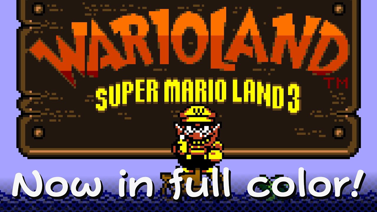 Wario Land: Super Mario Land 3 DX - Full Color Hack Showcase - YouTube