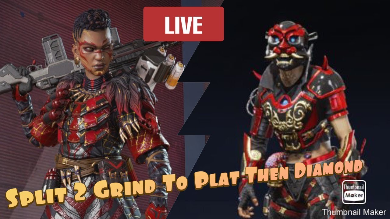 Apex Legends Split 2 Rank Grind To Plat Then Diamond!! - YouTube