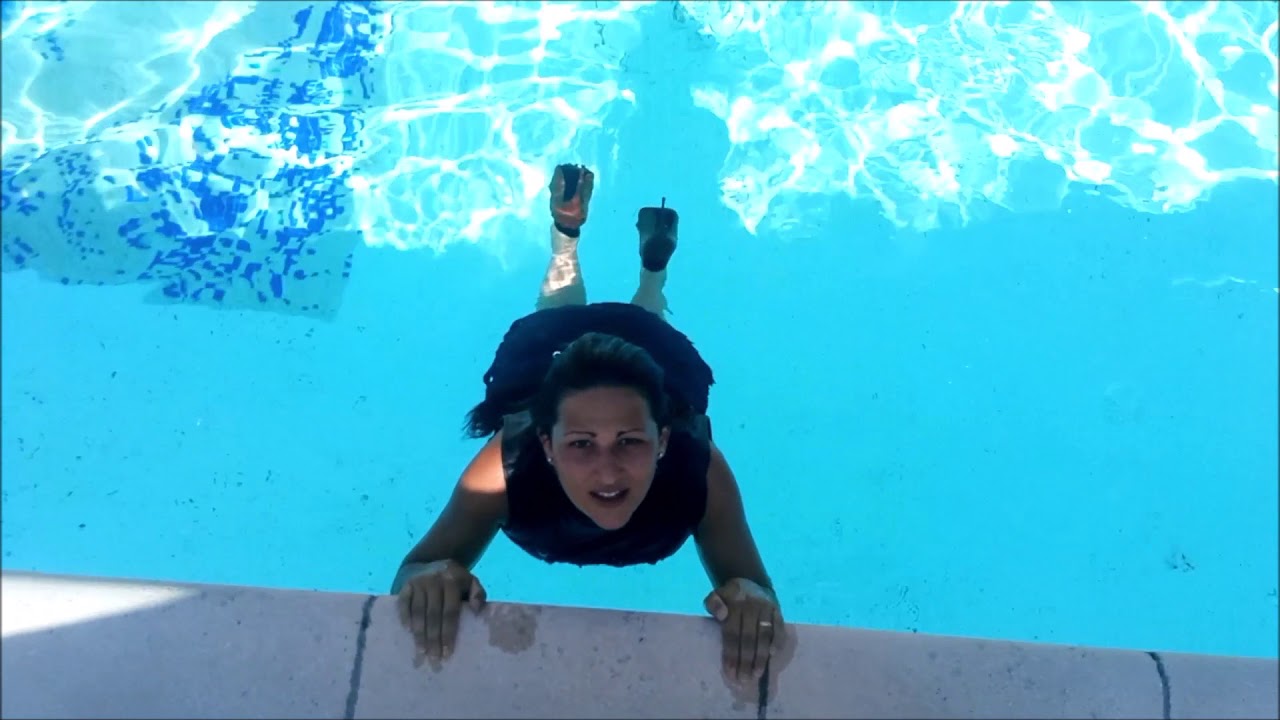 Wetlook Full leather in pool - YouTube
