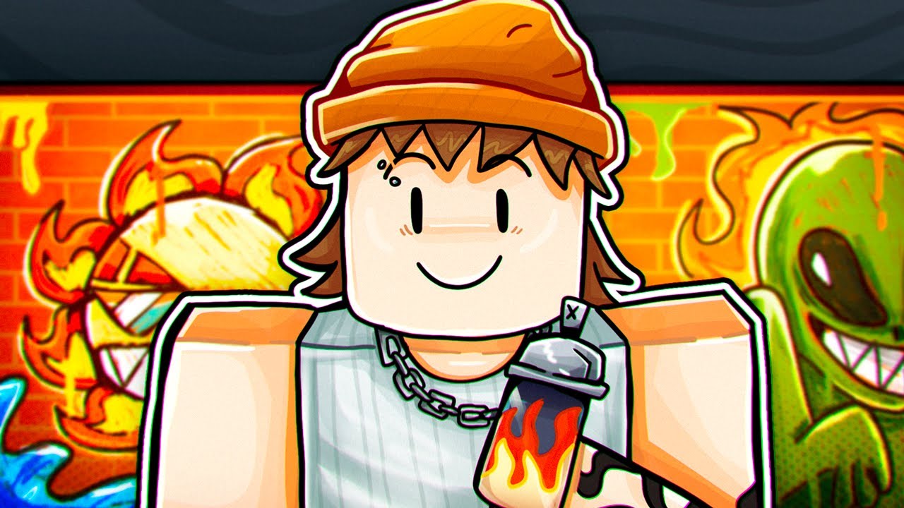 Artista jogou o SPRAY PAINT do ROBLOX pela primeira vez - YouTube