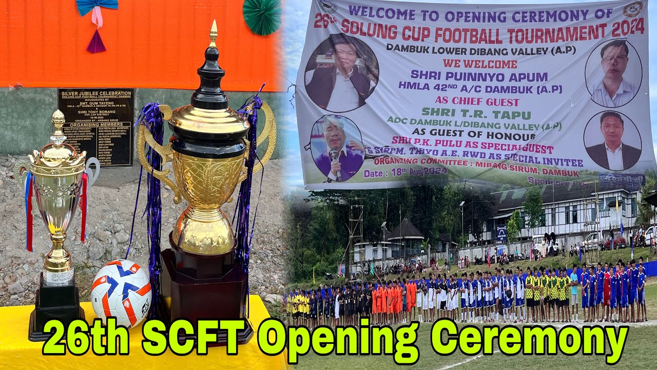 Opening and Kick off ceremony of SCFT 2024 by HMLA Puinnyo Apum Sir ...