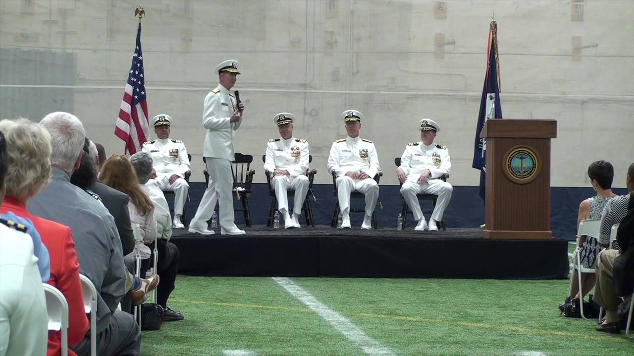 NSA Annapolis Change of Command - YouTube
