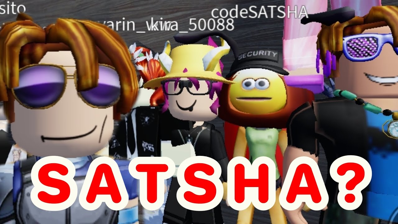 Me encuentro a SATSHA en Roblox - YouTube