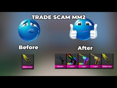TRADE SCAM MM2 | BECAME RICH FOR EZ | #mm2 | #nexus | #yarhm | #script ...