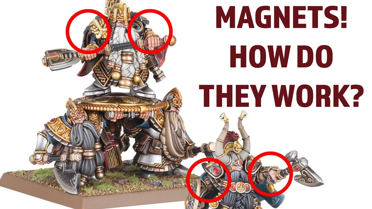 Magnetising Dwarf Lord On Shieldbearers - Warhammer The Old World - YouTube