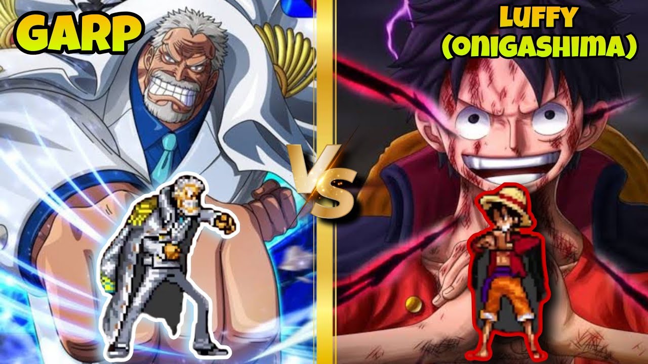 Jump Force MUGEN - Luffy (Onigashima) vs Garp - YouTube