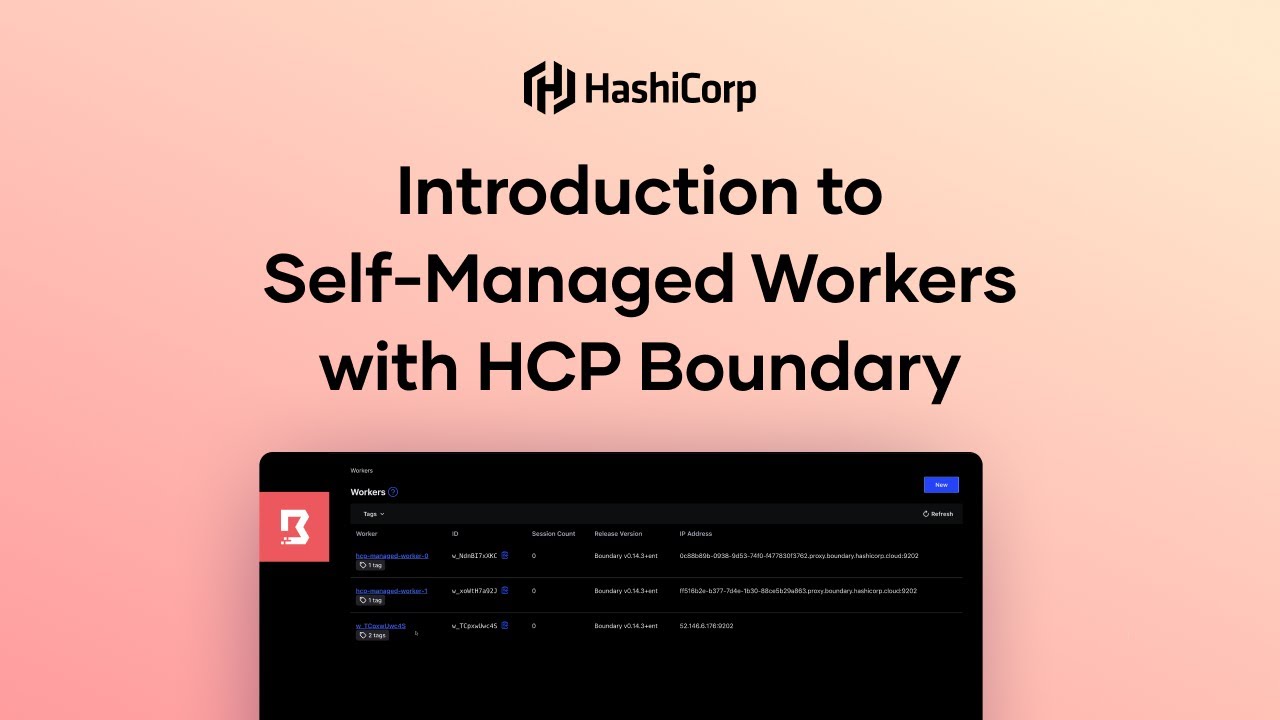 Introduction to Self-Managed Workers with HCP Boundary - YouTube