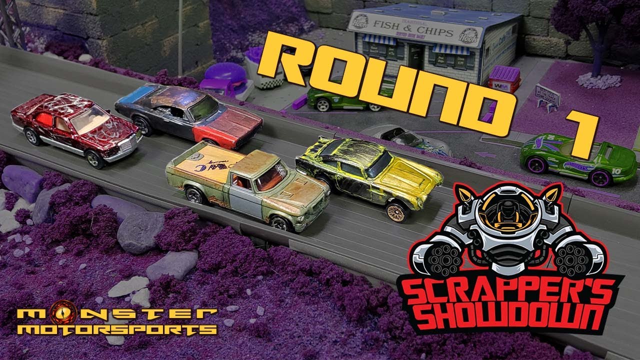 Scrapper's Showdown Diecast Racing - Round 1 - Junkyard Race - YouTube