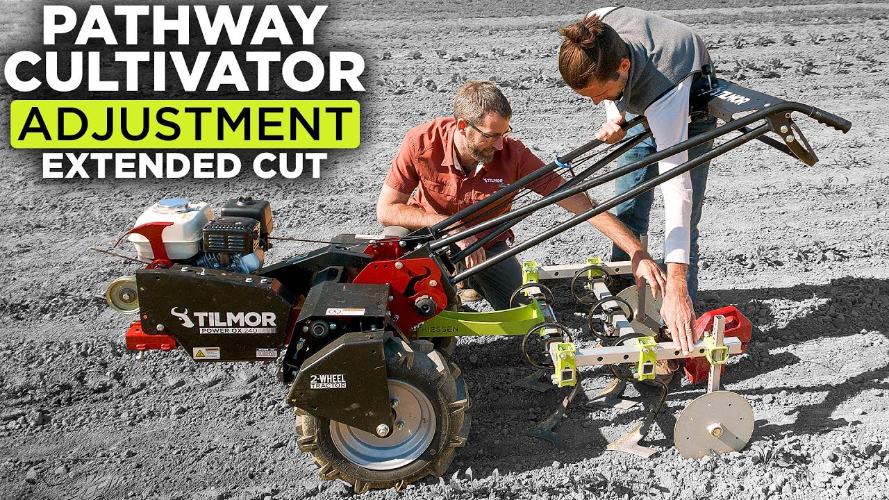 How To Adjust Your Walk-Behind Tractor For Perfect Pathway Cultivation ...