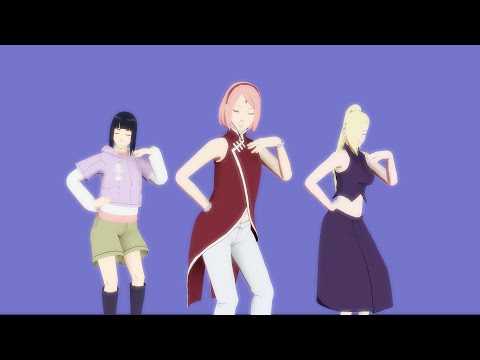 [NARUTO MMD] Side To Side º SAKURA, INO & HINATA