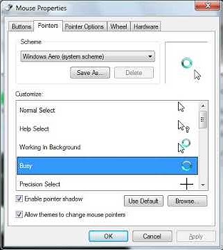 Windows 7 "busy" mouse cursor stutter - YouTube