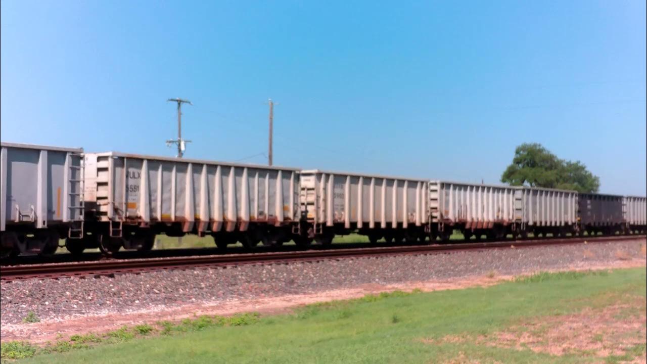 BNSF EB Empty Coal Train W/ 2 DPU Pushers in Nolanville, TX. 06/09/2024. - YouTube