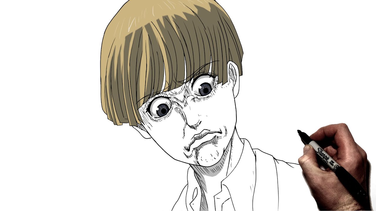 How To Draw Yelena (Scary Face) | Step By Step | Attack On Titan - YouTube