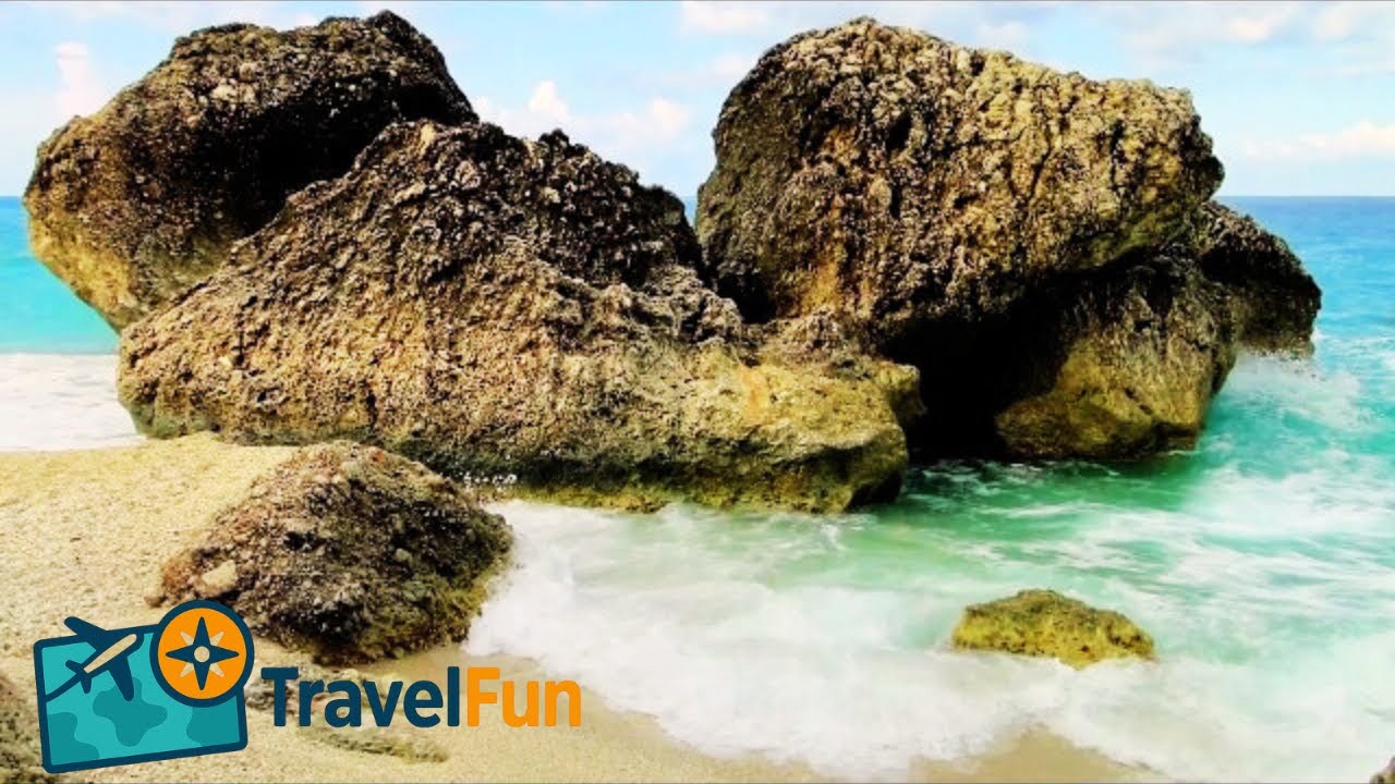 Kavalikefta - wild beach in Lefkada Greece - YouTube