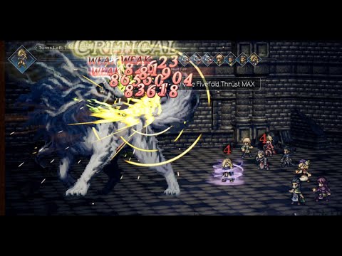 Octopath COTC GEP Farming Elite Tower 1 with 2 teams (no intermediate ...