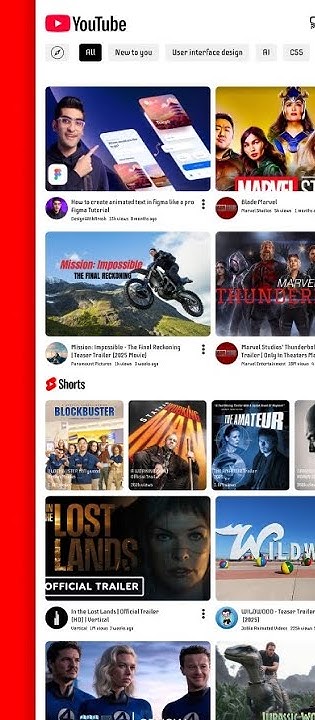 YouTube App Design on Figma - YouTube