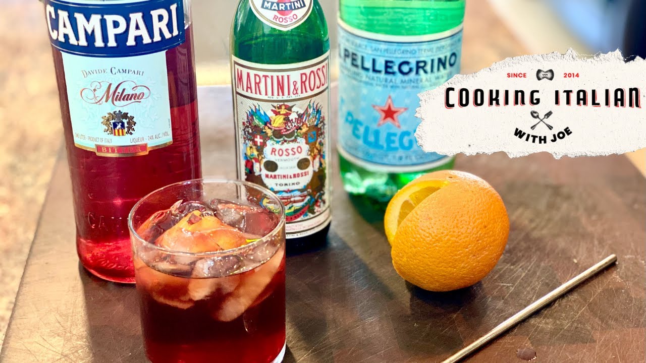 The Perfect Americano Italian Cocktail | Cooking Italian with Joe - YouTube