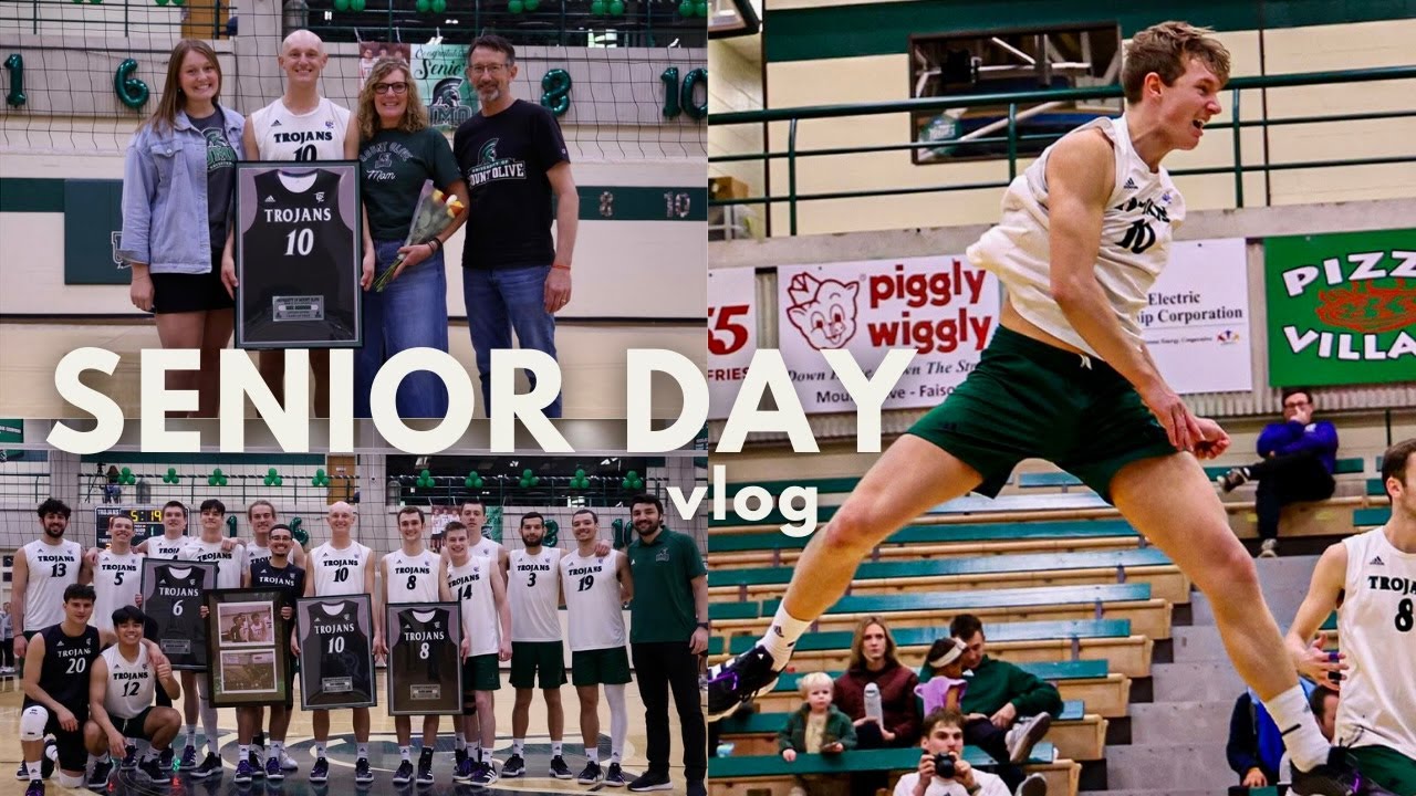 weekend in the life of a d1 men’s volleyball player (senior day) - YouTube