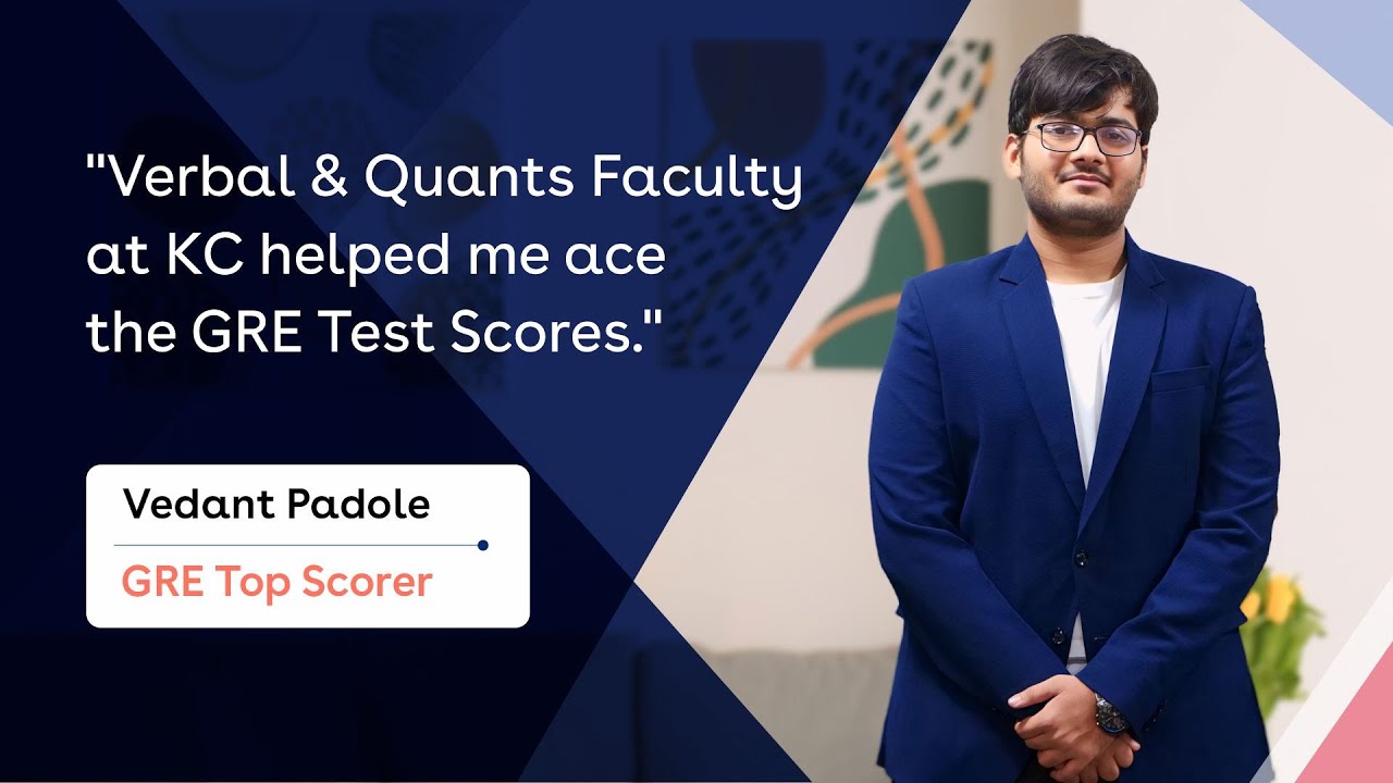 Student Speak: Vedant Padole (GRE Top Scorer: 320/340) - YouTube