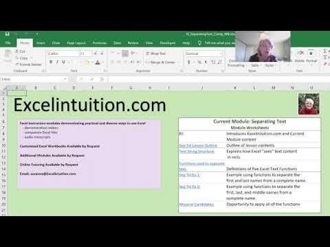 Excel Len() Function Example 1 - YouTube
