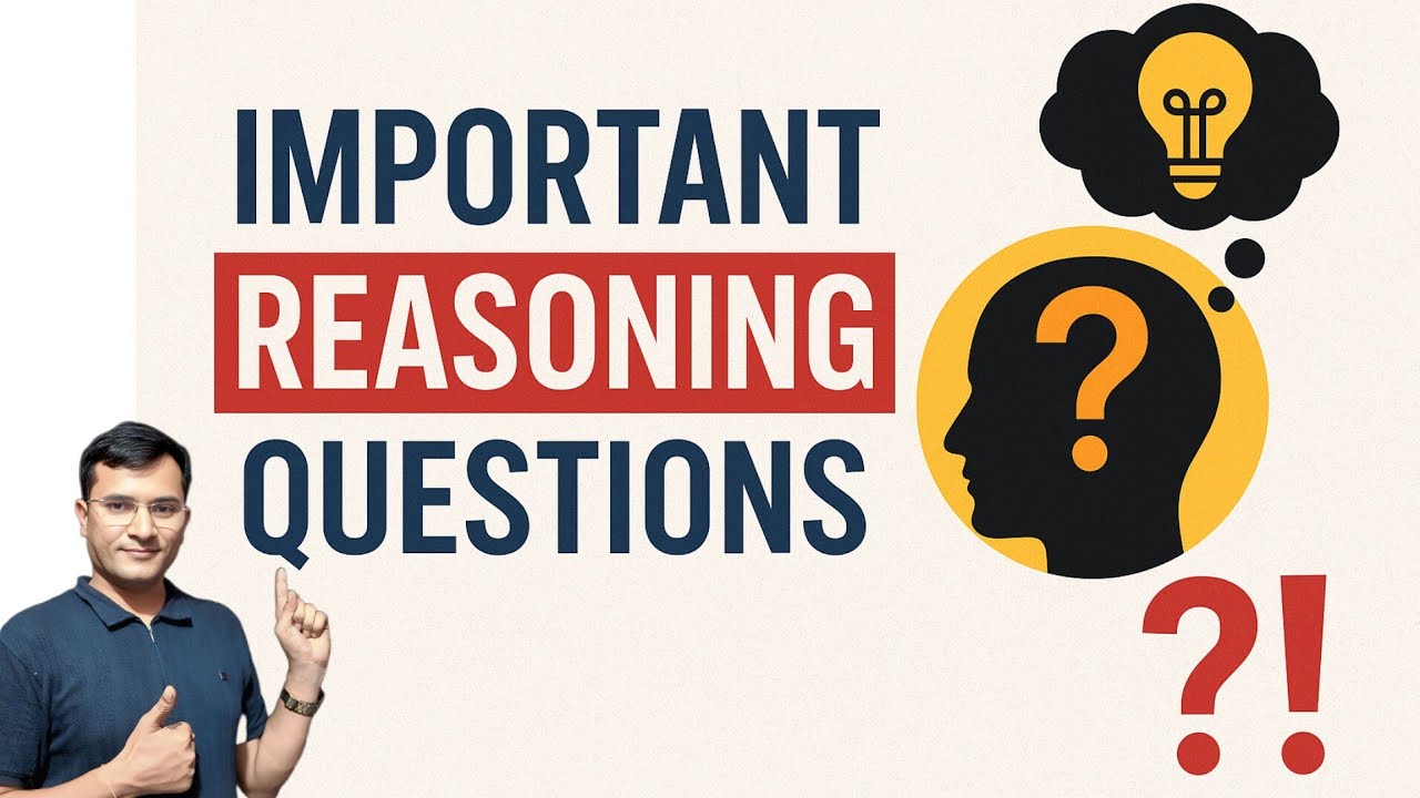 IMPORTANT REASONING QUESTION #REASONING #LIVE @COMPETITIVEEXAMSDP - YouTube