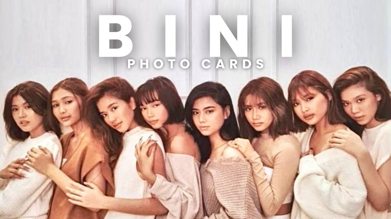 BINI PHOTOCARD 🩵🎀🫶🏻 - YouTube
