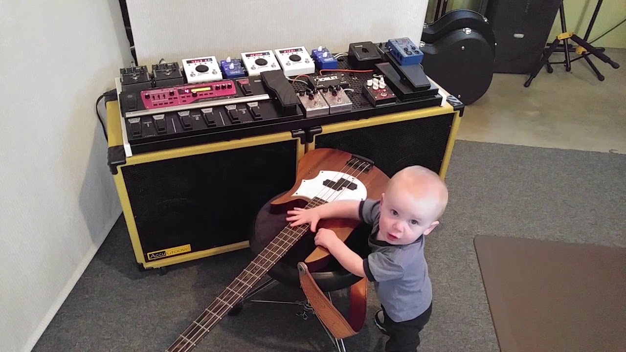 Baby BASS bash ;) - YouTube