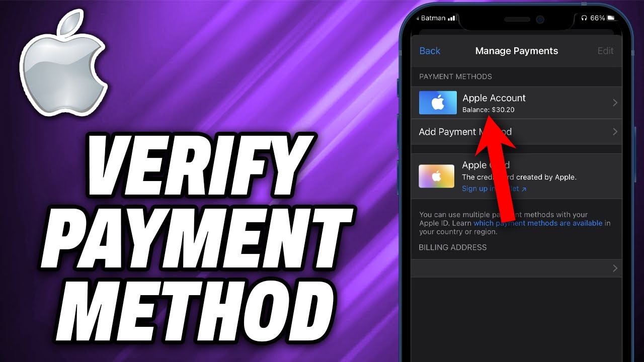 How To Verify Payment Method on iPhone - YouTube