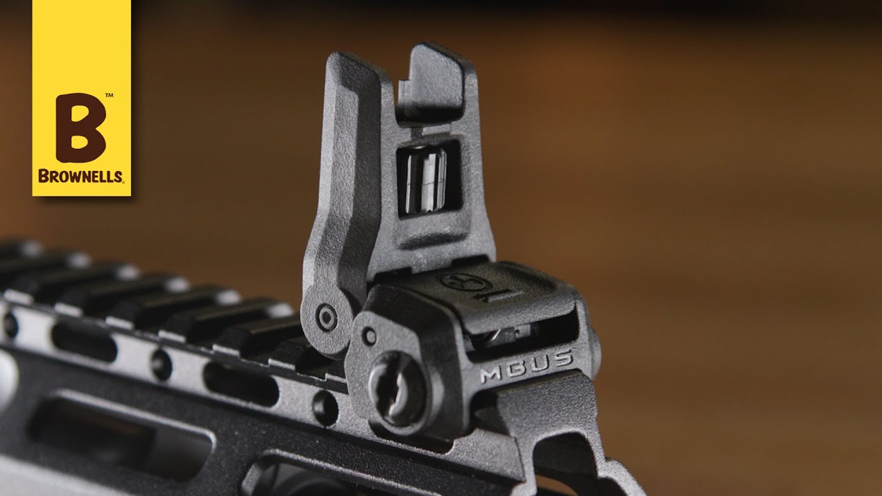Product Spotlight: Magpul's Marvelous MBUS 3 Sights - YouTube