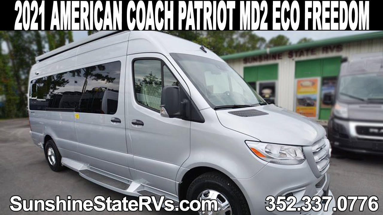 New 2021 American Coach Patriot MD2 Eco Freedom Class B RV on Mercedes ...