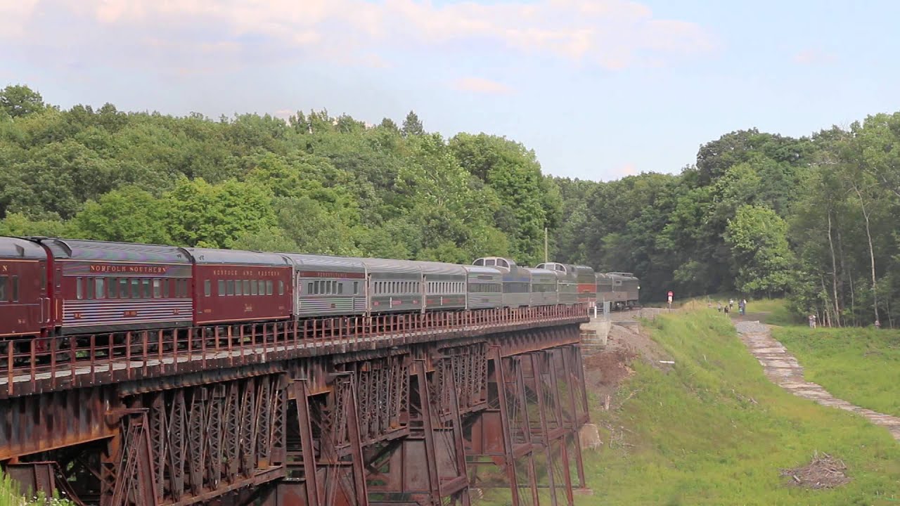 Nickel Plate 765-Iron Bridge - YouTube