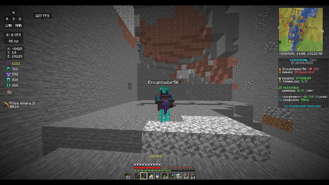 38 MINUTOS MINANDO PIEDRA - YouTube