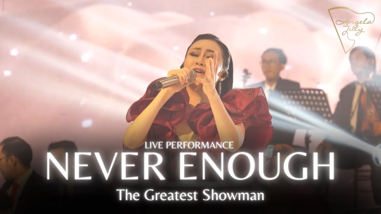 NEVER ENOUGH (Loren Allred) - ANGELA JULY | LIVE PERFORMANCE - YouTube