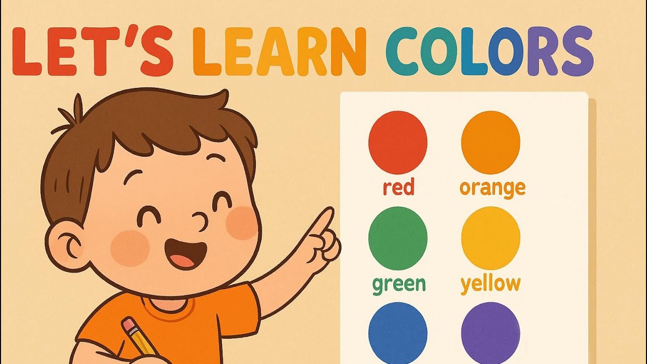 Learning Colors Song for Kids | Fun & Catchy Color Song for Toddlers ...