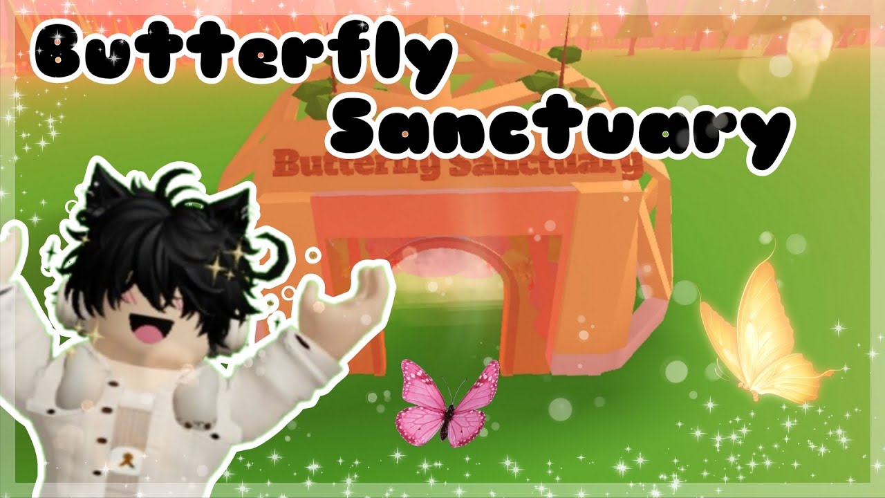 Building A Butterfly Sanctuary In Adopt Me - YouTube