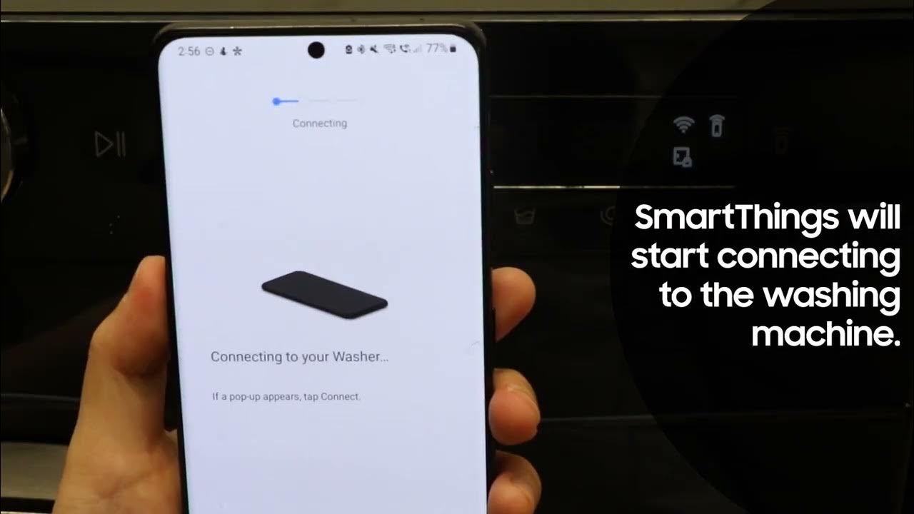 Connecting your Samsung Washing Machine to SmartThings - YouTube