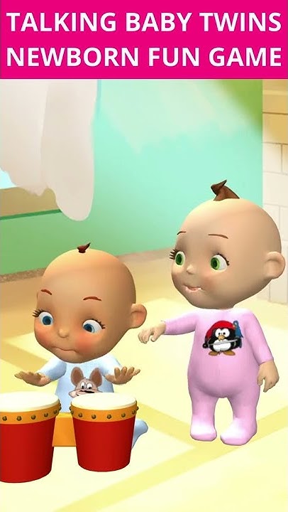Talking Baby Twins Newborn Fun Game #Shorts - YouTube